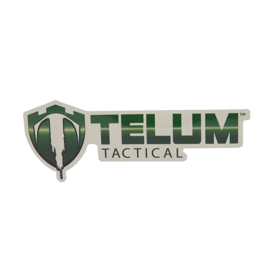 Green Telum Tactical Sticker | Telum Tactical Knives